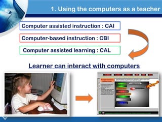 Chapter 5 - Computers for Learning | PPT