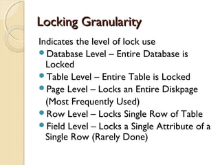 database management system Chapter 5 | PPT
