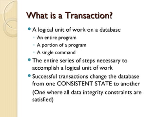 database management system Chapter 5 | PPT