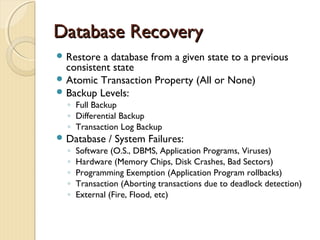 database management system Chapter 5 | PPT