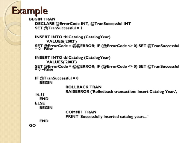 database management system Chapter 5 | PPT