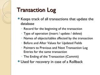 database management system Chapter 5 | PPT