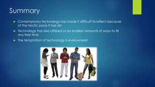 Chapter 5 Summary- Is Reflection in Decline? | PPTX | Education