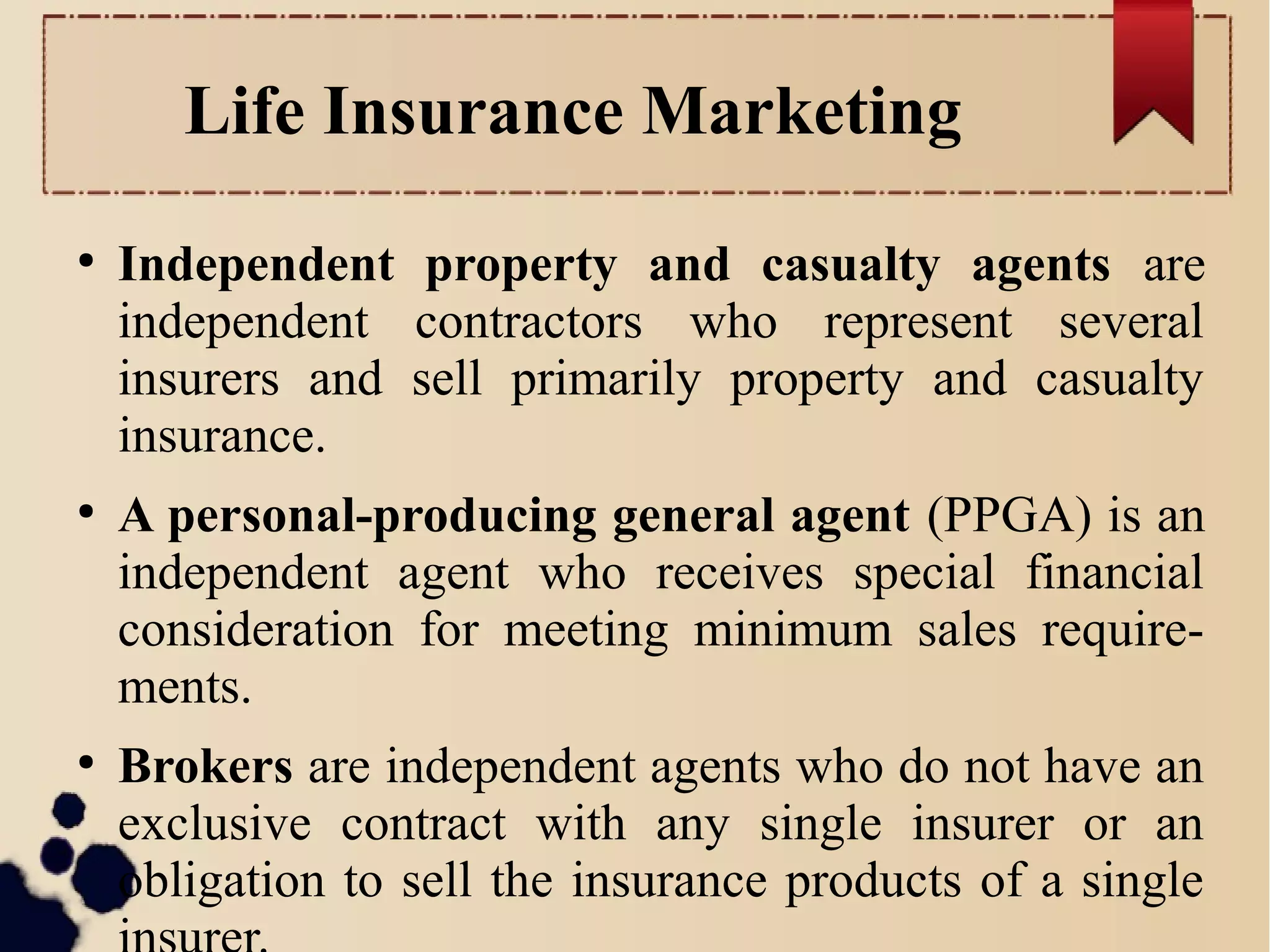 Chapter 5: Insurance Marketing | PPT