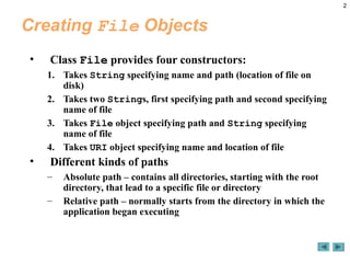 Chapter 5 Class File | PPT
