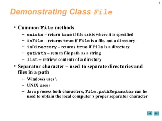 Chapter 5 Class File | PPT