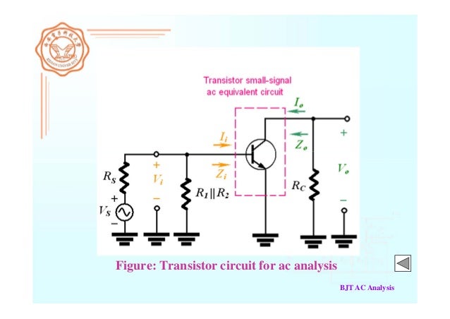 Bjt transistor ac analysis - dondesigners