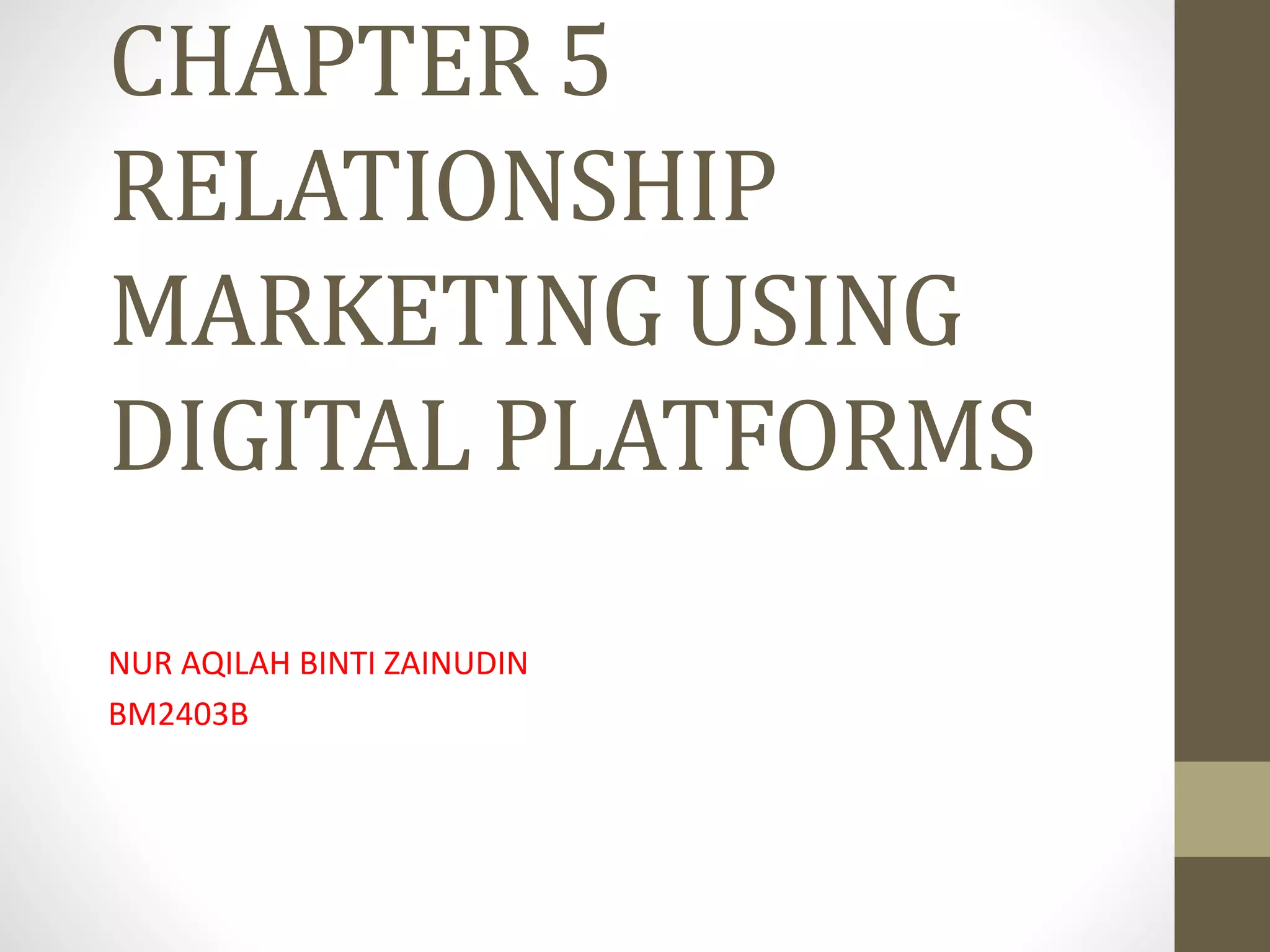 Chapter 5 DIGITAL MARKETING | PPTX
