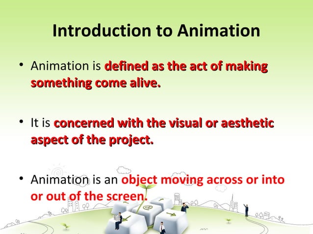 Chapter 5 : ANIMATION | PPT