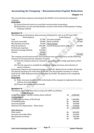 Advance Accounting b.com part 2 chapter 5 notes | PDF