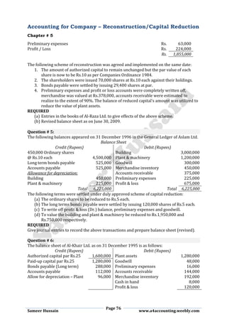 Advance Accounting b.com part 2 chapter 5 notes | PDF