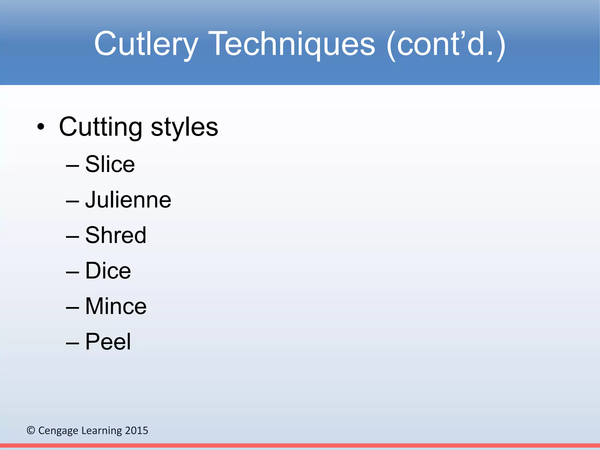 Chapter 5 - Food Preparation Basics | PPTX