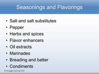 Chapter 5 - Food Preparation Basics | PPTX