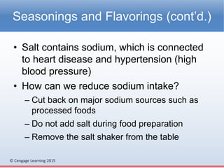 Chapter 5 - Food Preparation Basics | PPTX