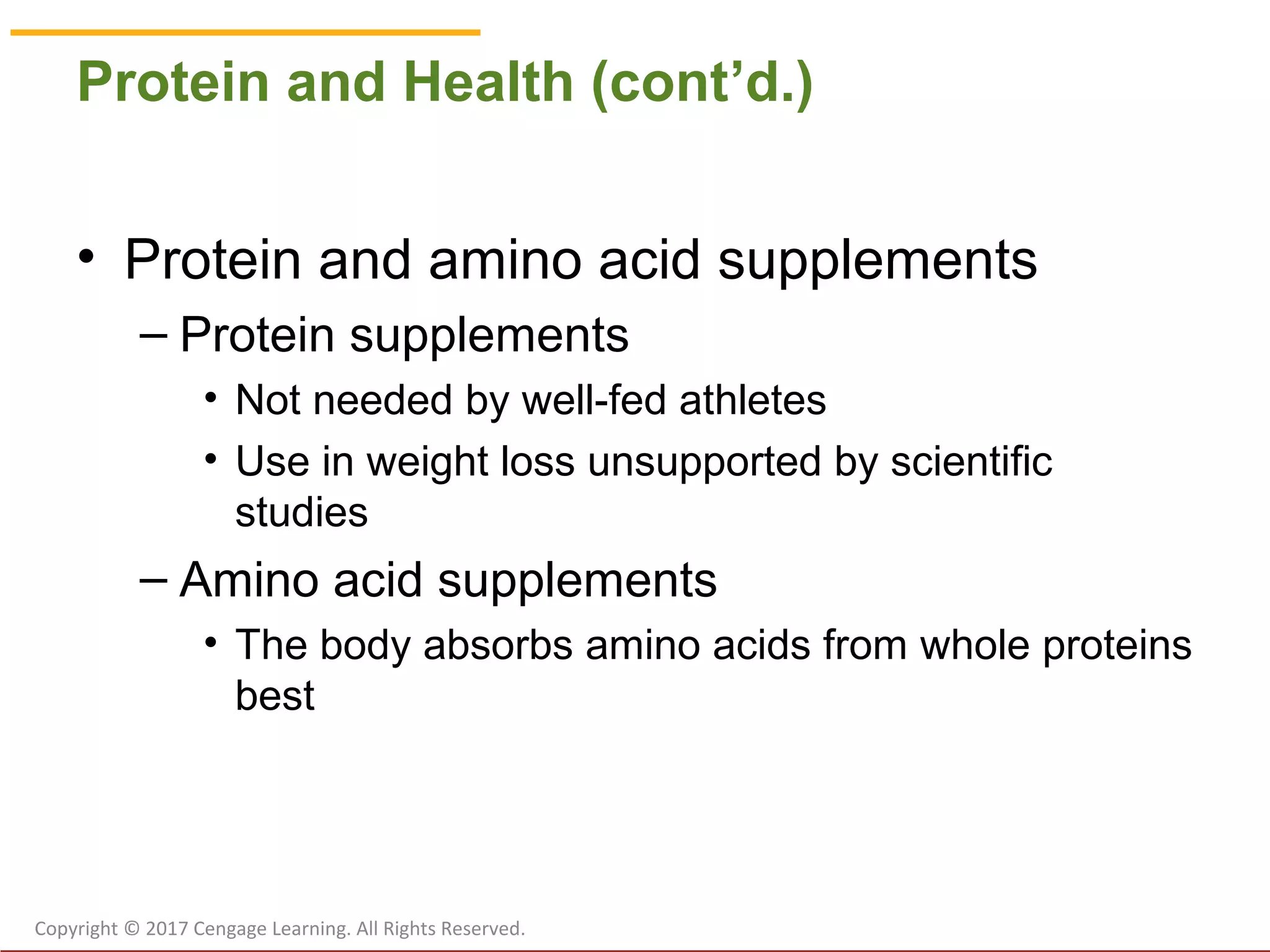 Chapter 5: Protein | PPT