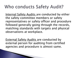 Safety Audit and Safety Survey | PPTX