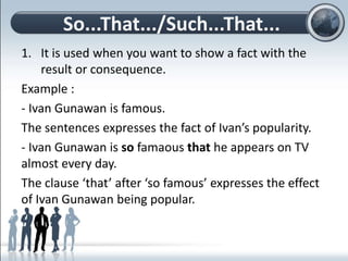 Chapter 5 so...that/such...that | Space and Astronomy | Science