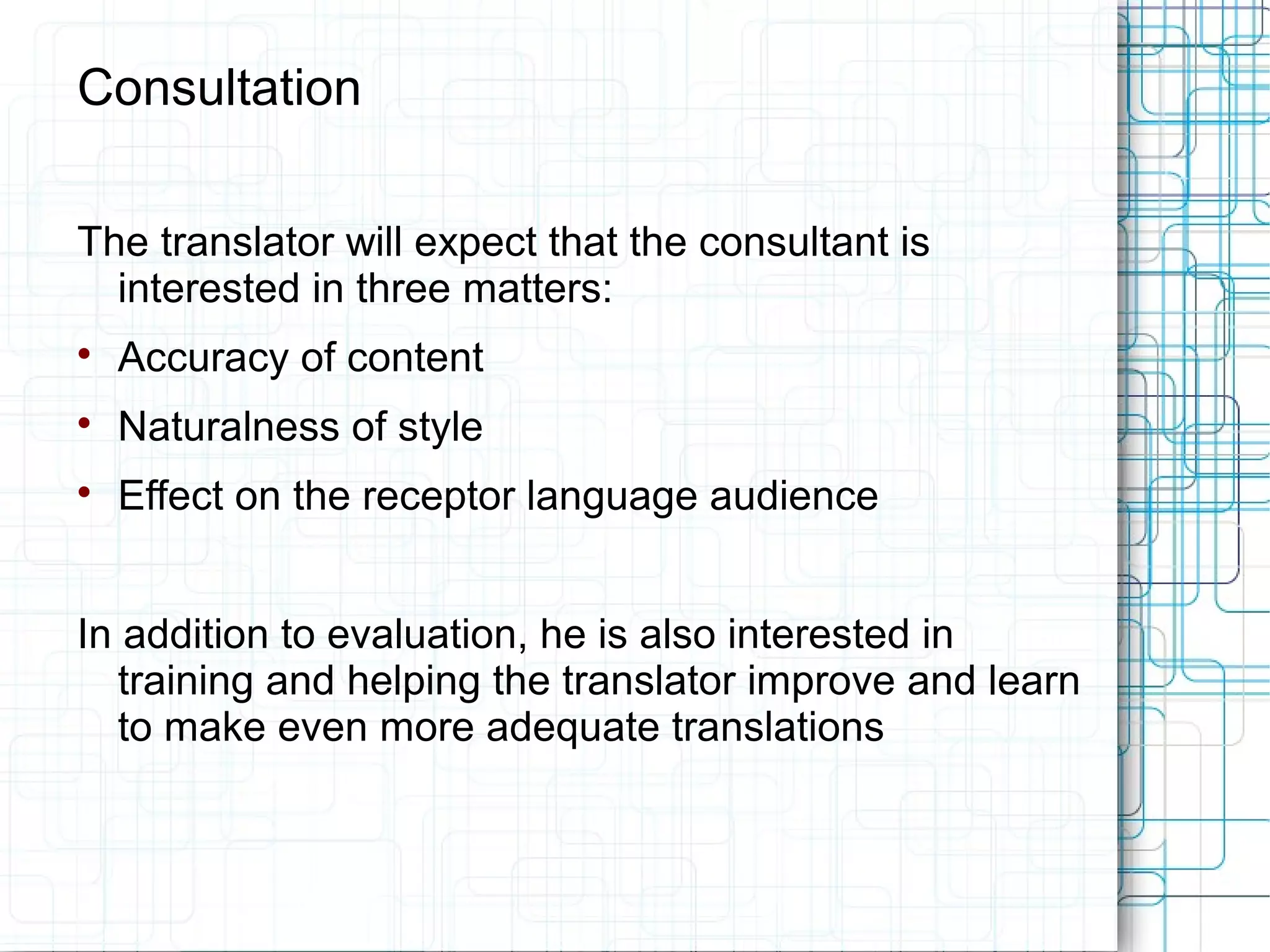 TRANSED Chapter5 Steps in a Translation Project | PPT