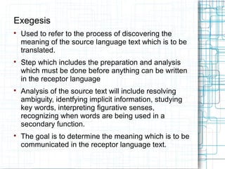 TRANSED Chapter5 Steps in a Translation Project | PPT