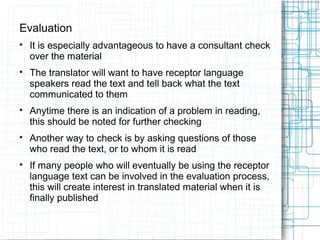 TRANSED Chapter5 Steps in a Translation Project | PPT