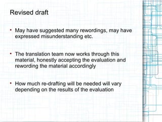 TRANSED Chapter5 Steps in a Translation Project | PPT