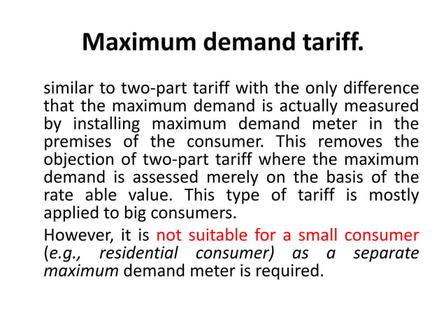 tariff and its types | PPTX