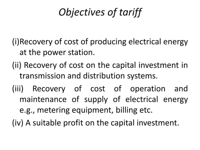 tariff and its types | PPTX