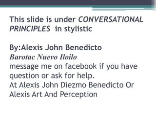 alexis john benedicto | PPT