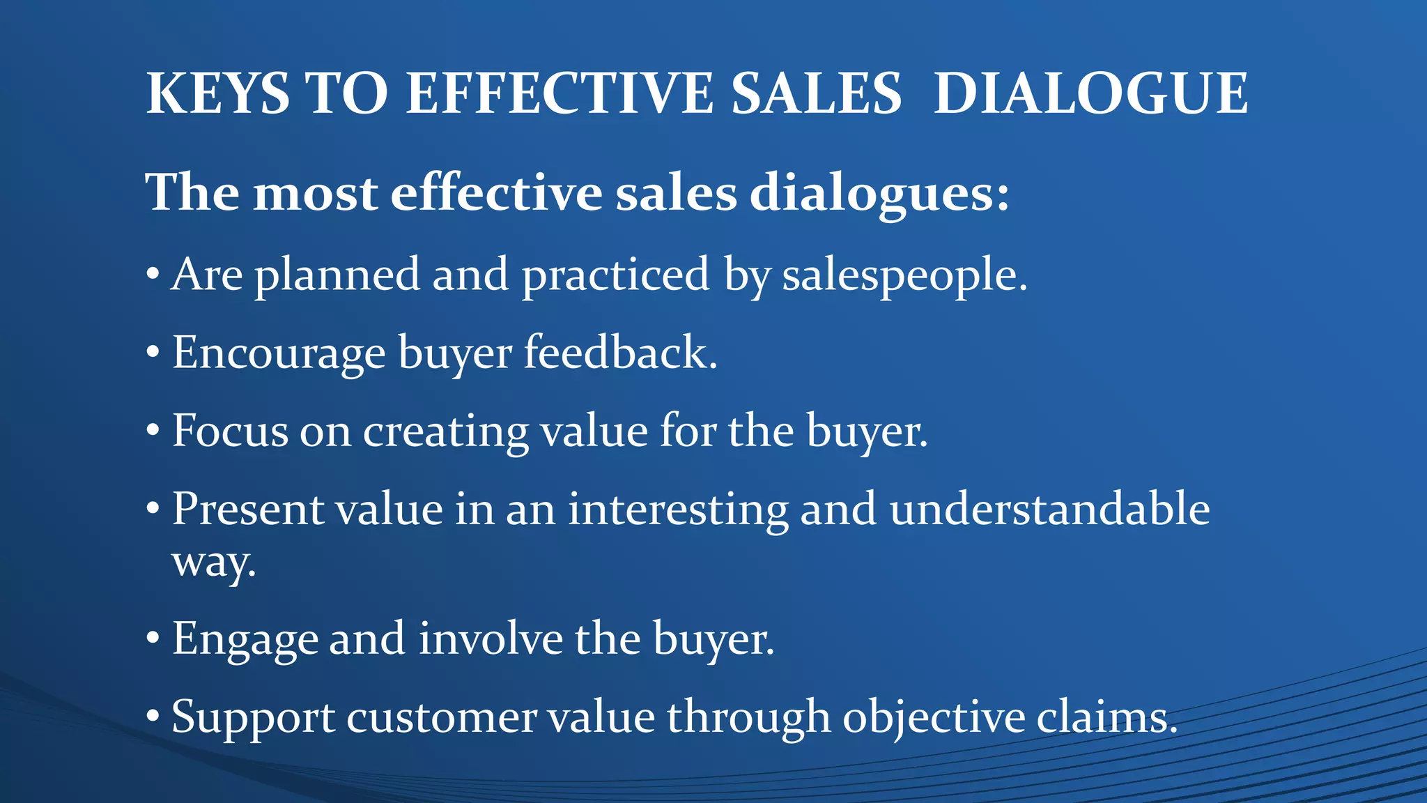 Sales Dialogue | PPTX