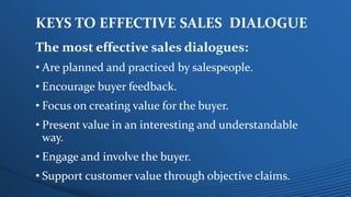 Sales Dialogue | PPTX