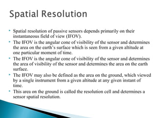 Chapter 5: Remote sensing | PPT
