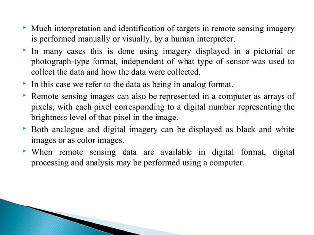Chapter 5: Remote sensing | PPT