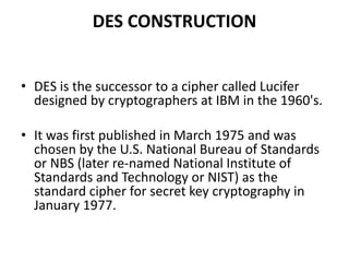 Cryptography chapter 5 | PPT