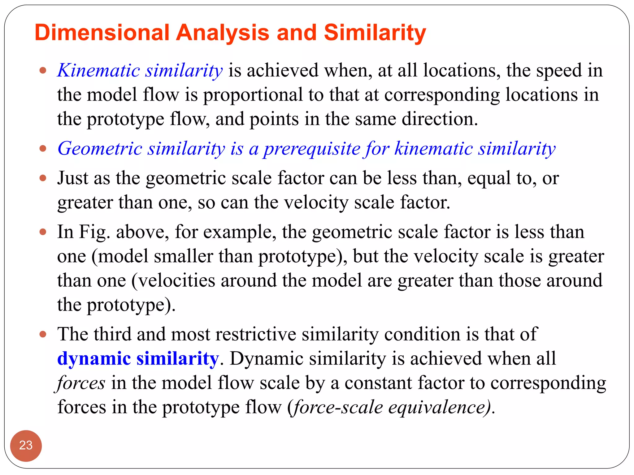 Fluid Mechanics Chapter 5. Dimensional Analysis and Similitude | PDF