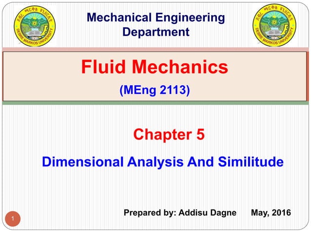 Fluid Mechanics Chapter 5. Dimensional Analysis and Similitude | PDF | Physics | Science