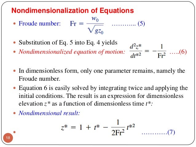 Fluid Mechanics Chapter 5. Dimensional Analysis and Similitude