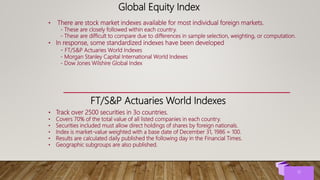 Security Market Indexes | PPTX