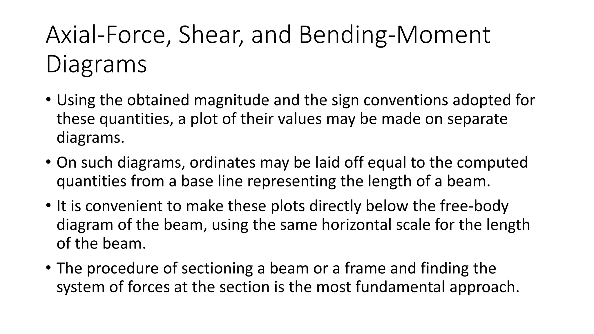 Chapter 5: Axial Force, Shear, and Bending Moment | PPTX