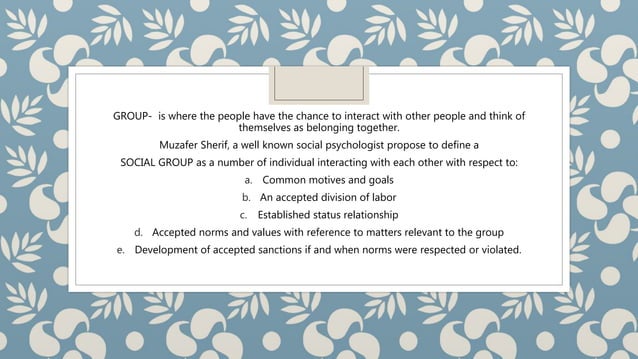 Chapter 5:HOW SOCIETY IS ORGANIZED | PPTX