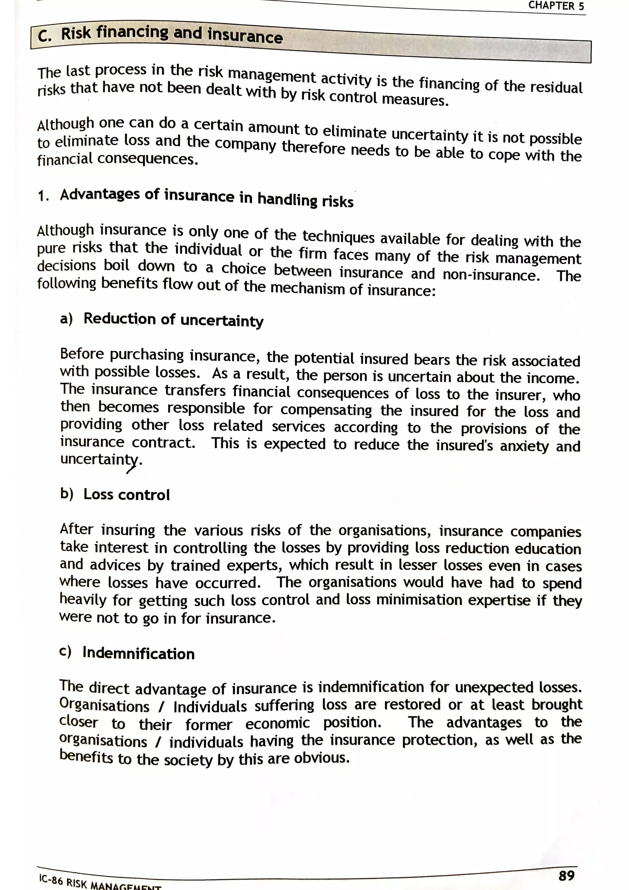 IC-86 Risk Management | PDF