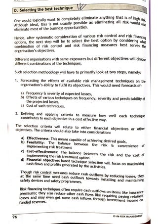 IC-86 Risk Management | PDF