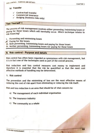 IC-86 Risk Management | PDF
