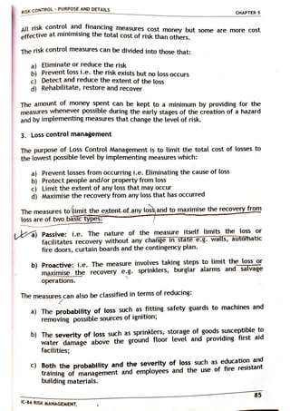 IC-86 Risk Management | PDF
