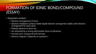 Chapter 5 chemical bond | PPT | Free Download