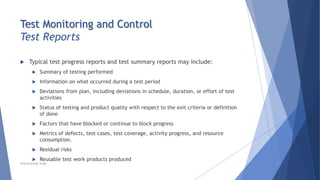 Chapter 5 - Test Management | PPTX