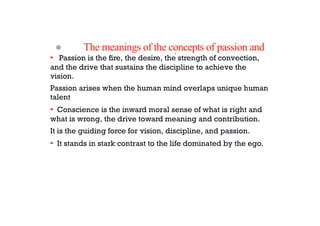 Chapter 5 -2 vision passion and discipline | PDF