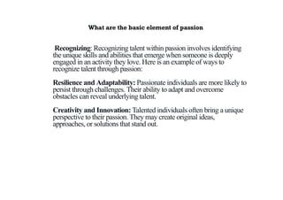 Chapter 5 -2 vision passion and discipline | PDF