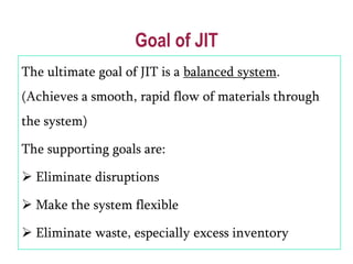 JUST IN TIME PRODUCTION SYSTEM | PPT