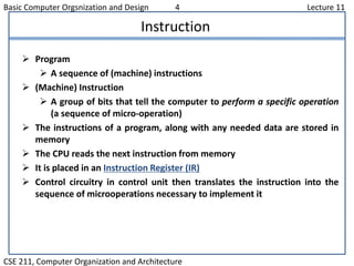 Instruction codes and computer registers | PPT