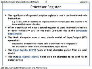 Instruction codes and computer registers | PPT